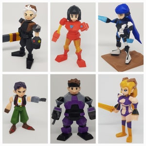 Custom Low Poly Style Figure / Final Fantasy 7'ify Yourself - Etsy
