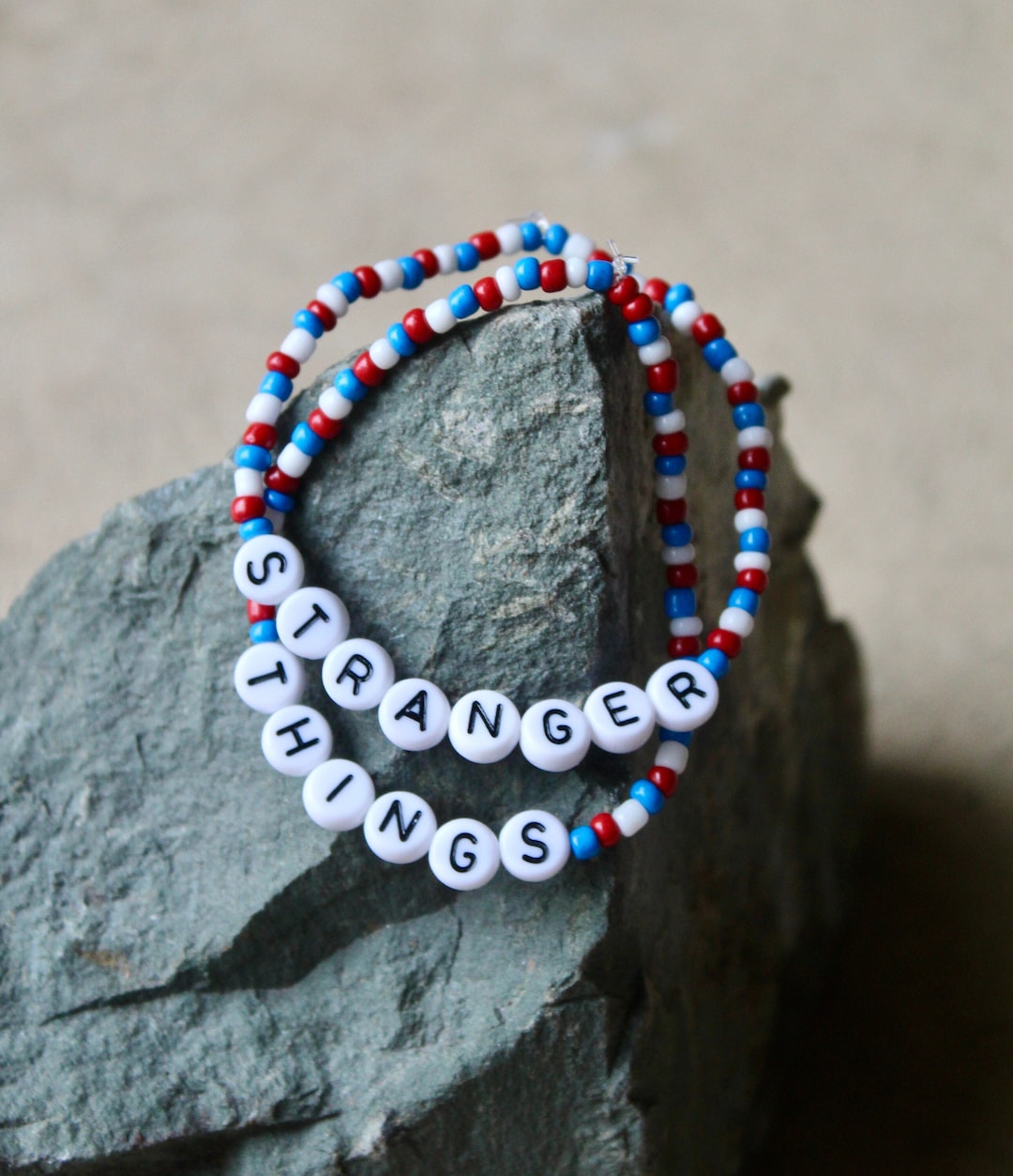 Stranger Things Beaded Bracelets - Etsy