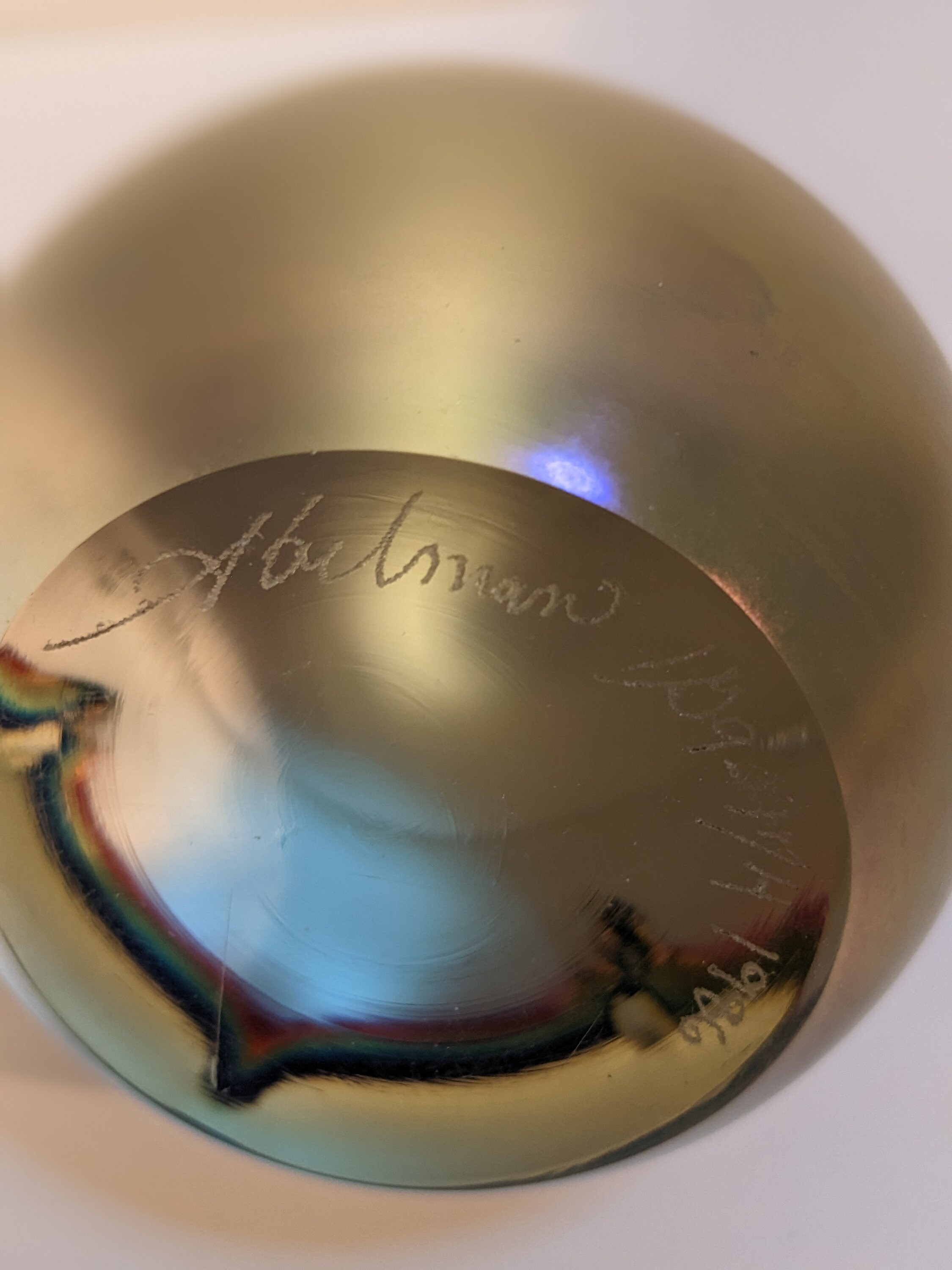 Stuart Abelman Signed Art Nouveau Paperweight - Etsy