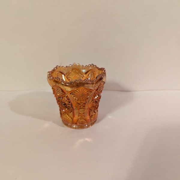 Imperial Carnival Glass Toothpick Holder - Etsy