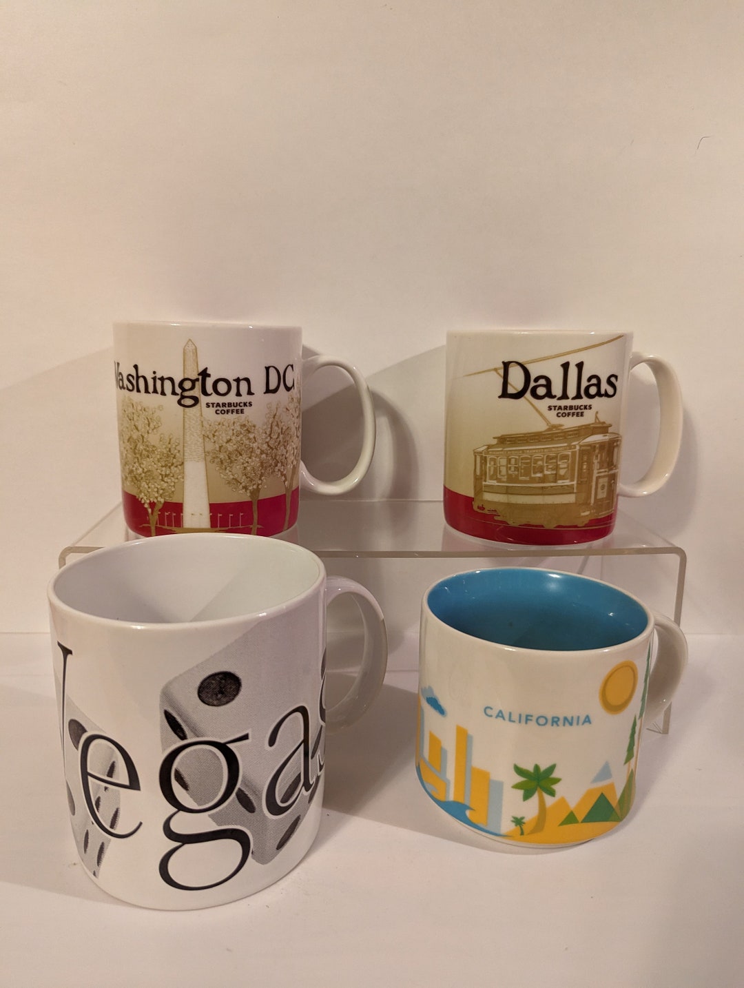 4 Unique Collectible Starbucks' Mugs - Etsy