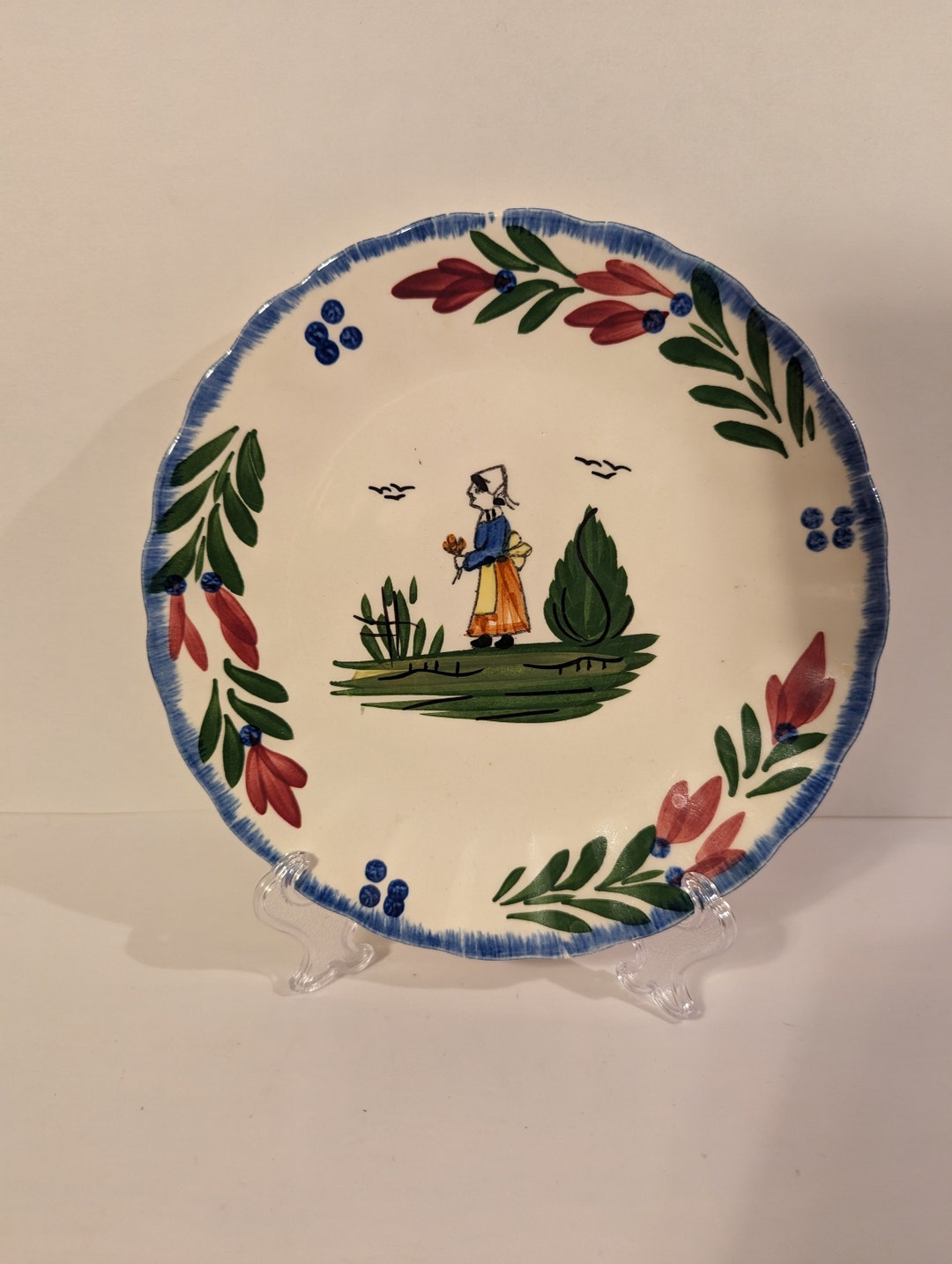 Blue Ridge Southern Pottery french Peasant Dessert Plate - Etsy