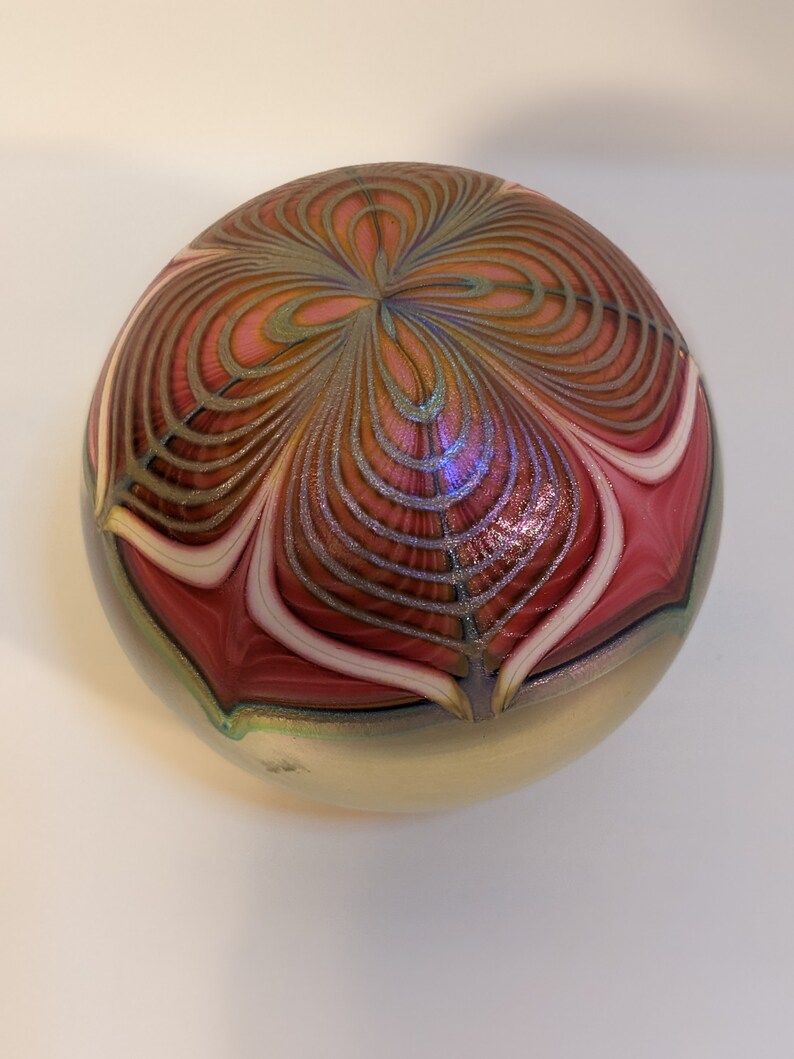 Stuart Abelman Signed Art Nouveau Paperweight - Etsy