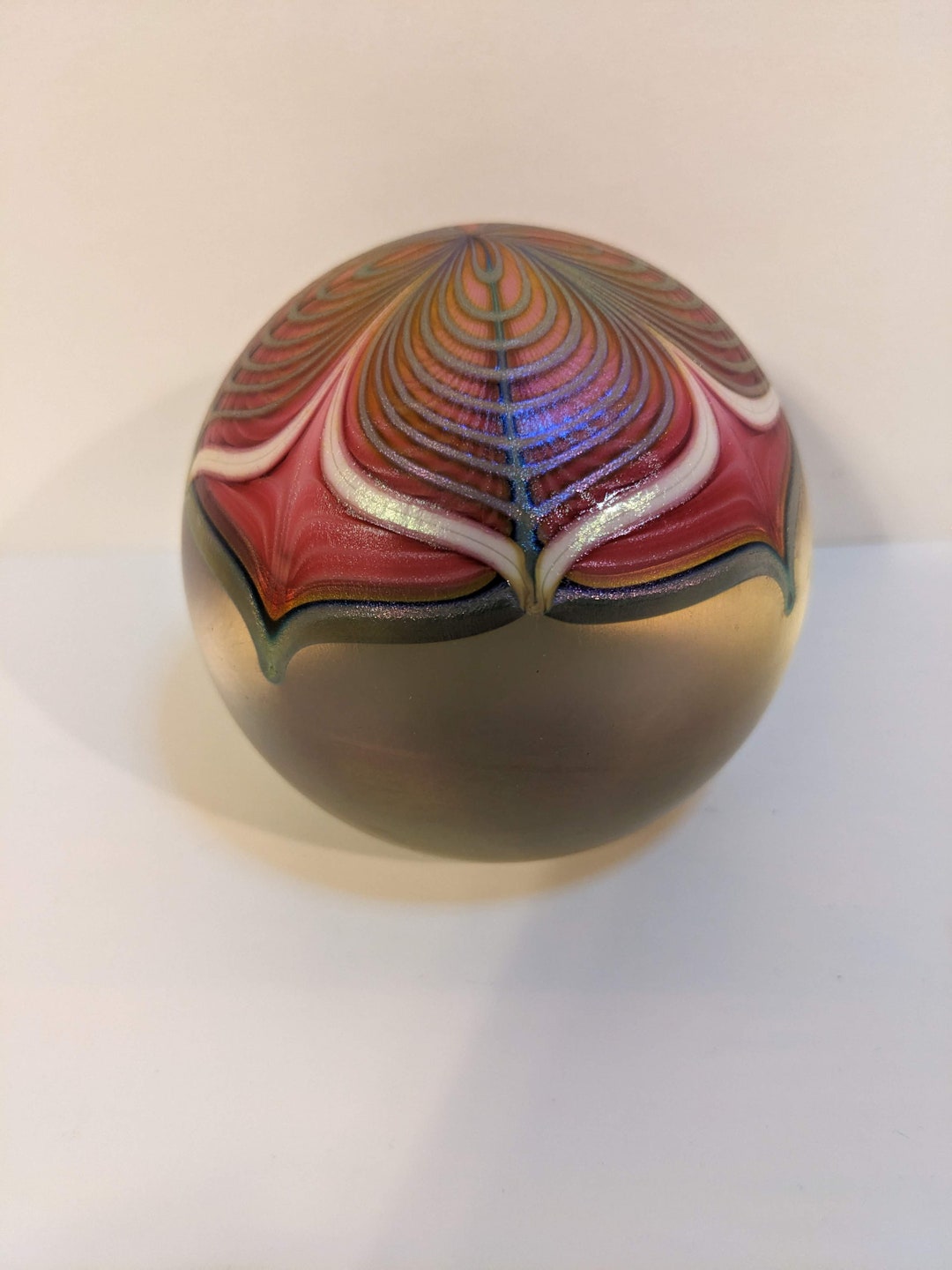 Stuart Abelman Signed Art Nouveau Paperweight - Etsy