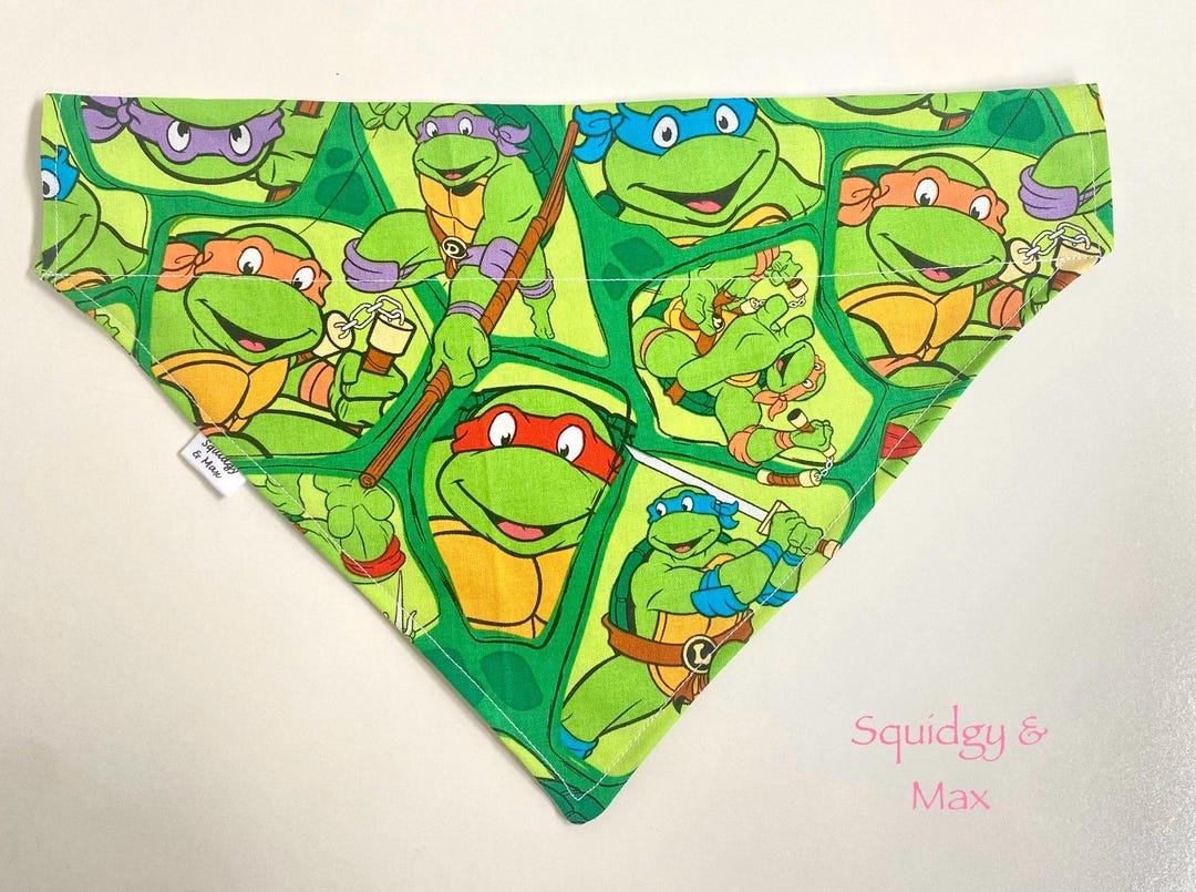 TMNT Dog Bandana - Etsy