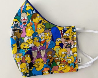 Simpsons Face Mask | Etsy