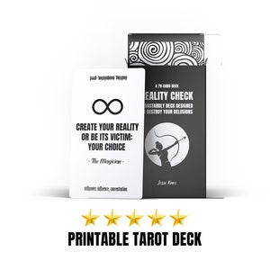 Reality Check Tarot Deck [PRINTABLE] - Etsy