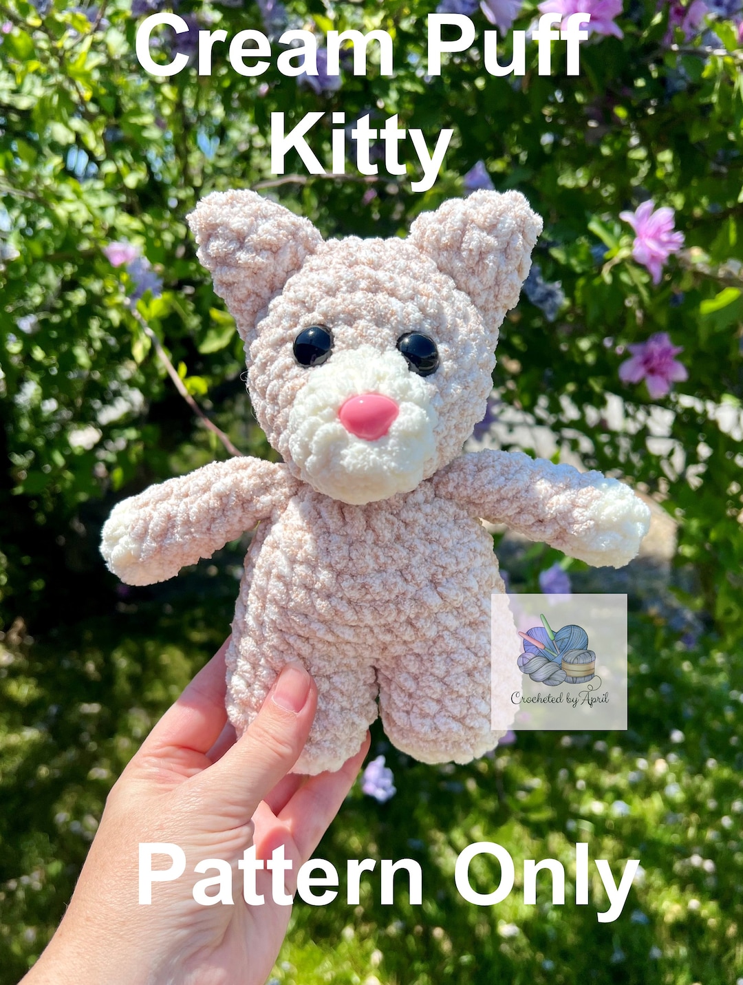 Cream Puff Kitty Doll PATTERN - Crochet Pattern Only - PDF in English ...
