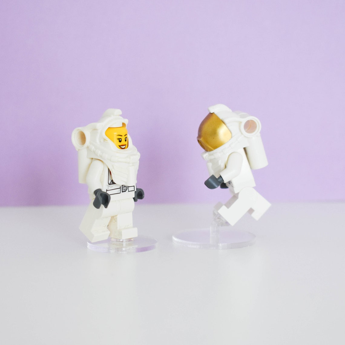 Clear Minifigure Acrylic Posing Stands for LEGO® Minifigures | Etsy