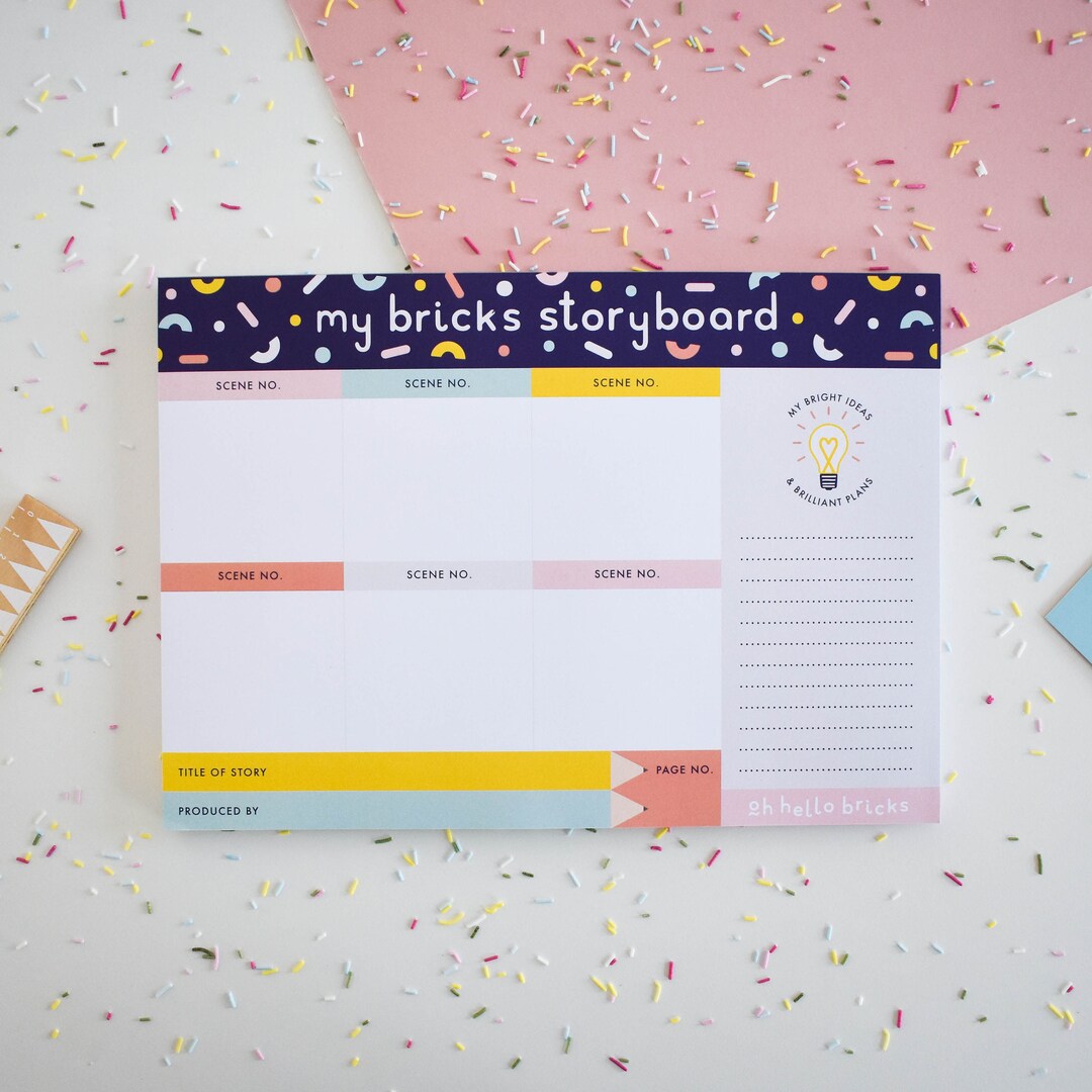 Stop Motion Storyboard Layout for Brick Animations | Planner - Etsy UK