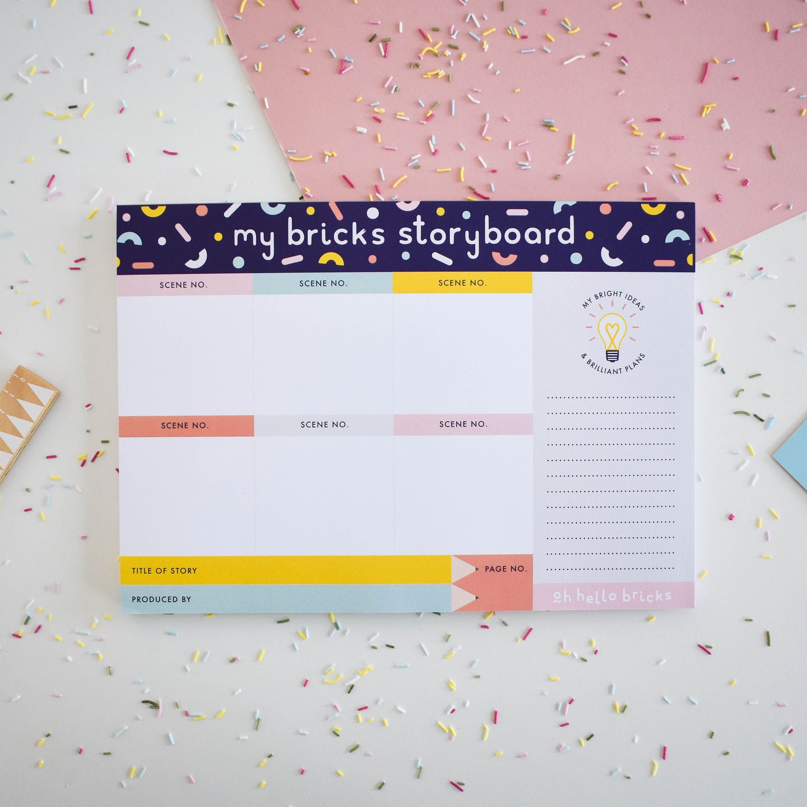 Stop Motion Storyboard Layout for Brick Animations Planner - Etsy UK