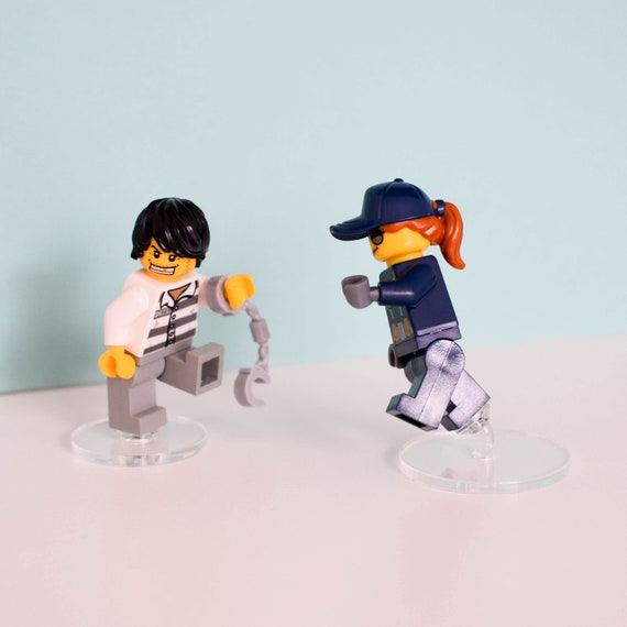 Clear Minifigure Acrylic Posing Stands for LEGO® Minifigures - Etsy