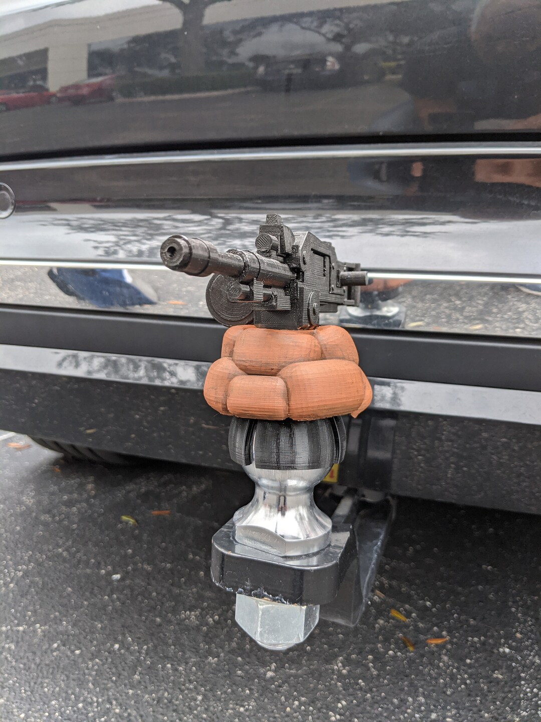 Machine Gun Trailer Tow Hook Ball / Hitch Cover - Etsy