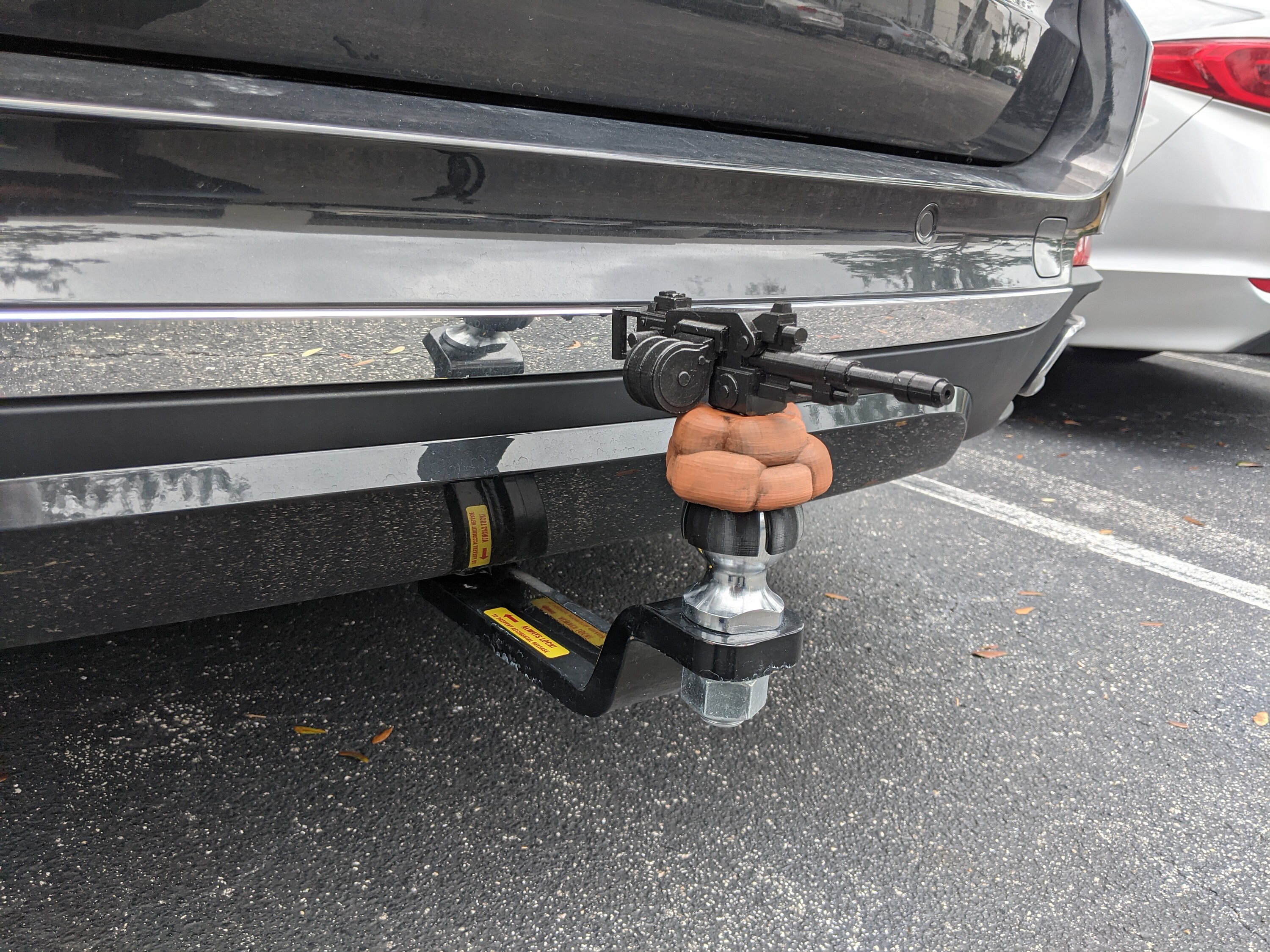 Machine Gun Trailer Tow Hook Ball / Hitch Cover - Etsy