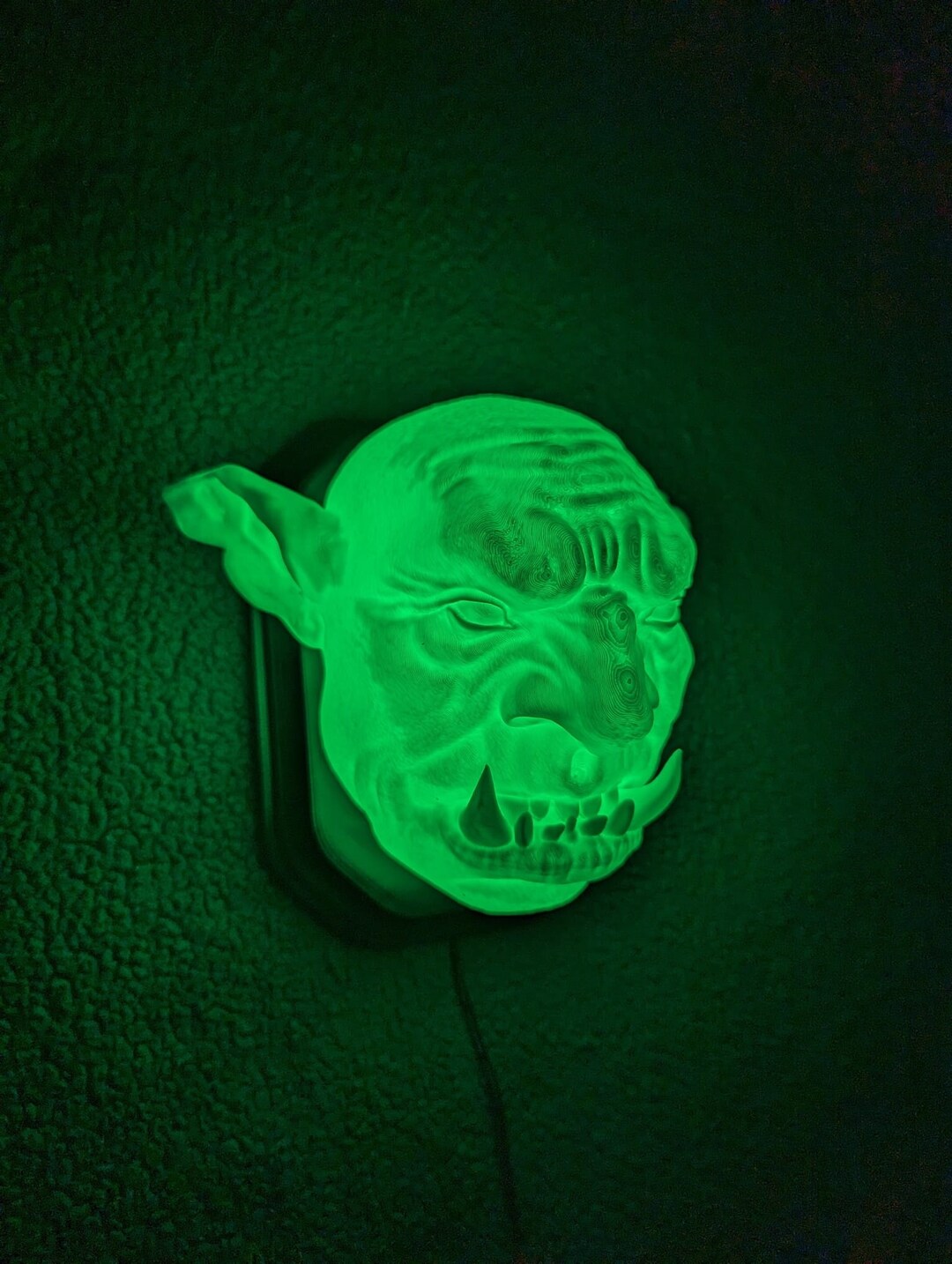 Cave Troll Head Wall Trophy Lamp to Decorate Your Room: Bedroom ...