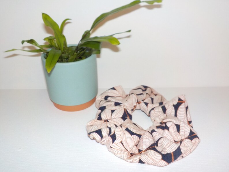 Scrunchie. Jocelyn Proust Design - Leaf Printed. Scrunchy. 4 Way ...