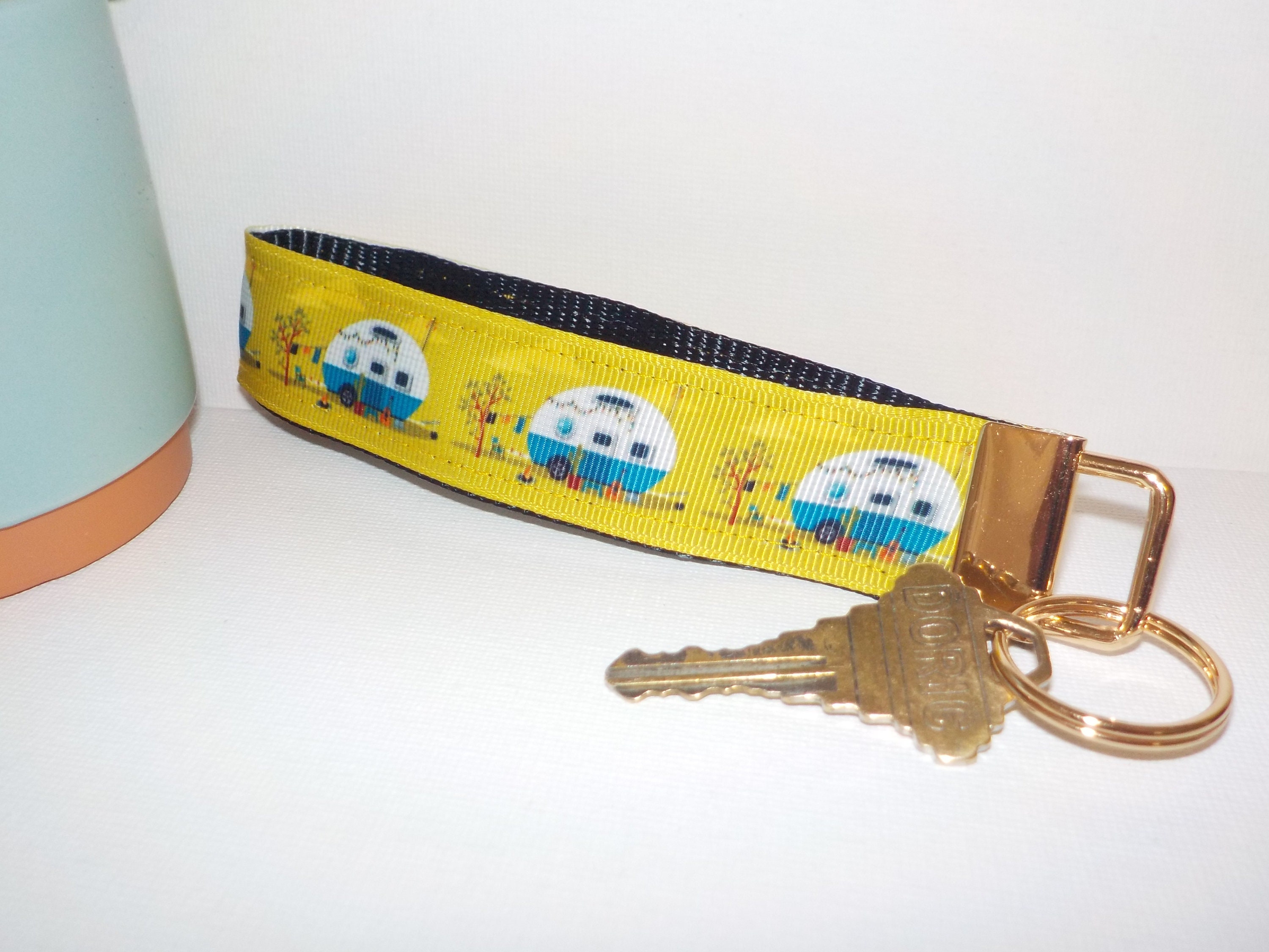 Caravan Key Wristlet. Wrist Strap Key Holder. Hands Free Key - Etsy ...