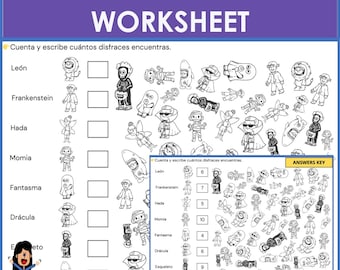 Spanish Halloween Worksheet Pack | Spanish Halloween Bundle | Spanish ...