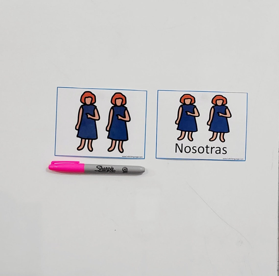 Spanish Personal Pronoun Flashcards - Etsy
