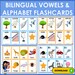 Bilingual Vowels and Alphabet Flashcards - Etsy