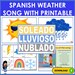 Spanish Weather Song With Printable Images, Labels, and Flashcards ...