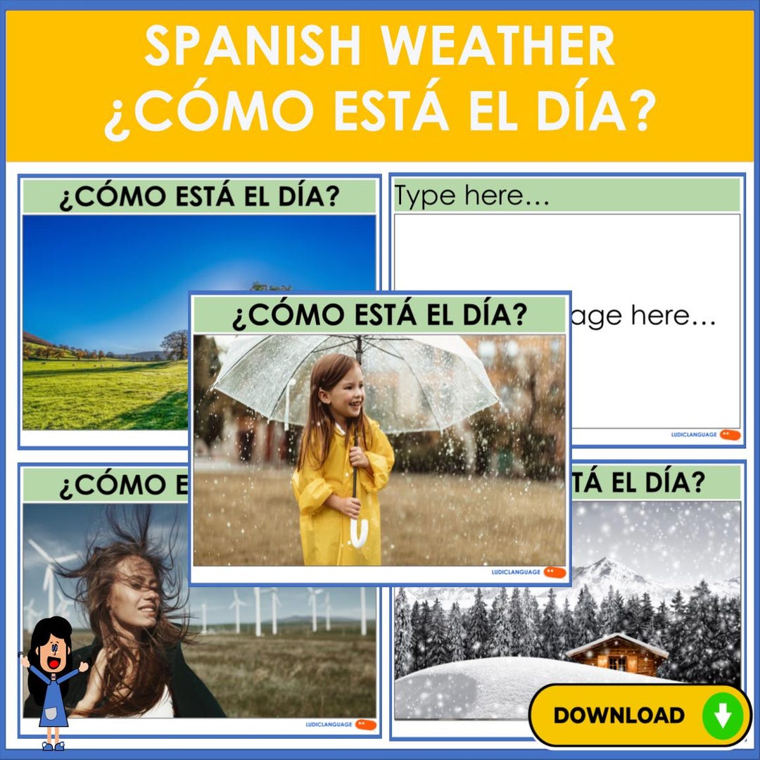 Google Slides ¿cómo Está El Día? - Etsy