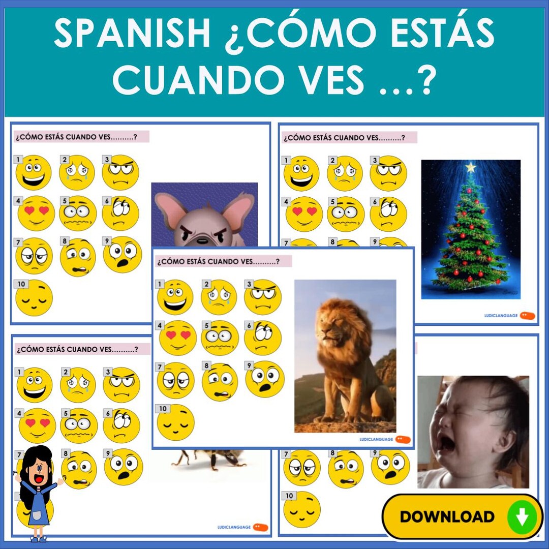 Google Slides ¿cómo Estás Cuando Ves...? - Yo Estoy + Emotion - Etsy