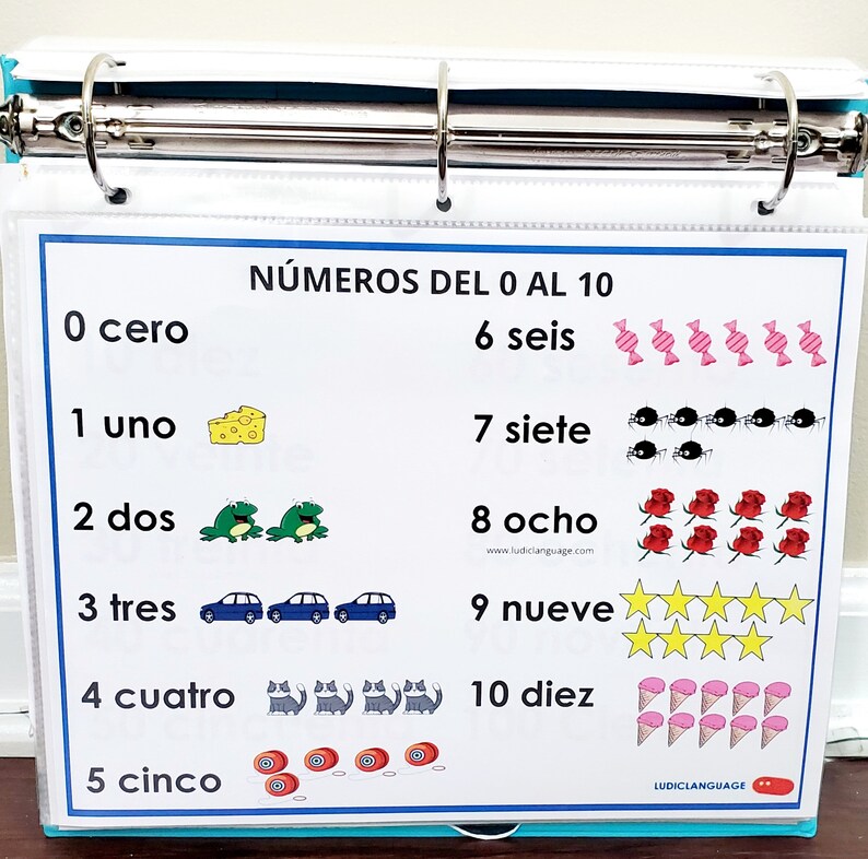 Spanish Vocabulary Learning Folder KIT | Spanish Vocabulary | Spanish ...