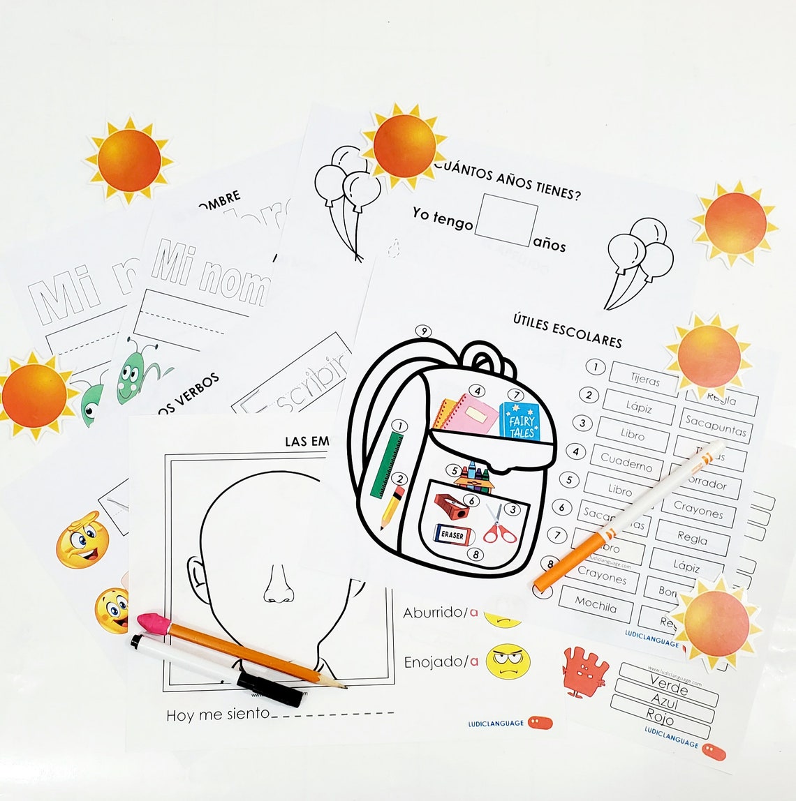 Spanish Learning Activity Binder - Etsy