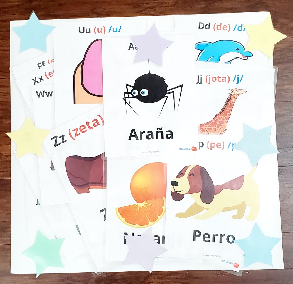 Spanish Alphabet- Name and Sound - Etsy