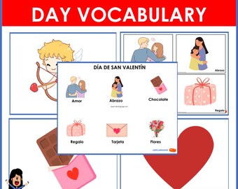 Spanish Christmas Vocabulary Posters, Small and Large Flashcards - Etsy