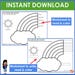 Spanish Rainbow Worksheet - Etsy