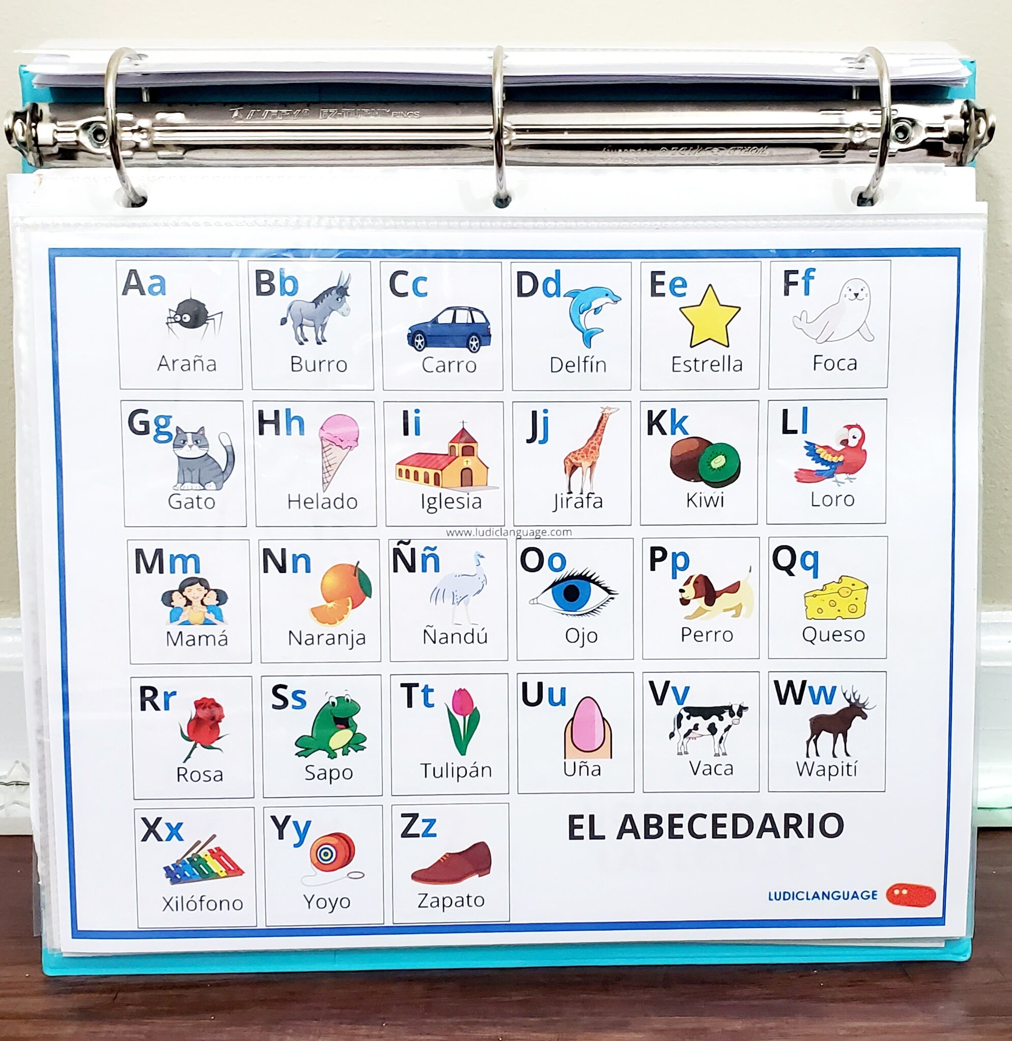 Spanish Vocabulary Learning Folder KIT | Spanish Vocabulary | Spanish ...