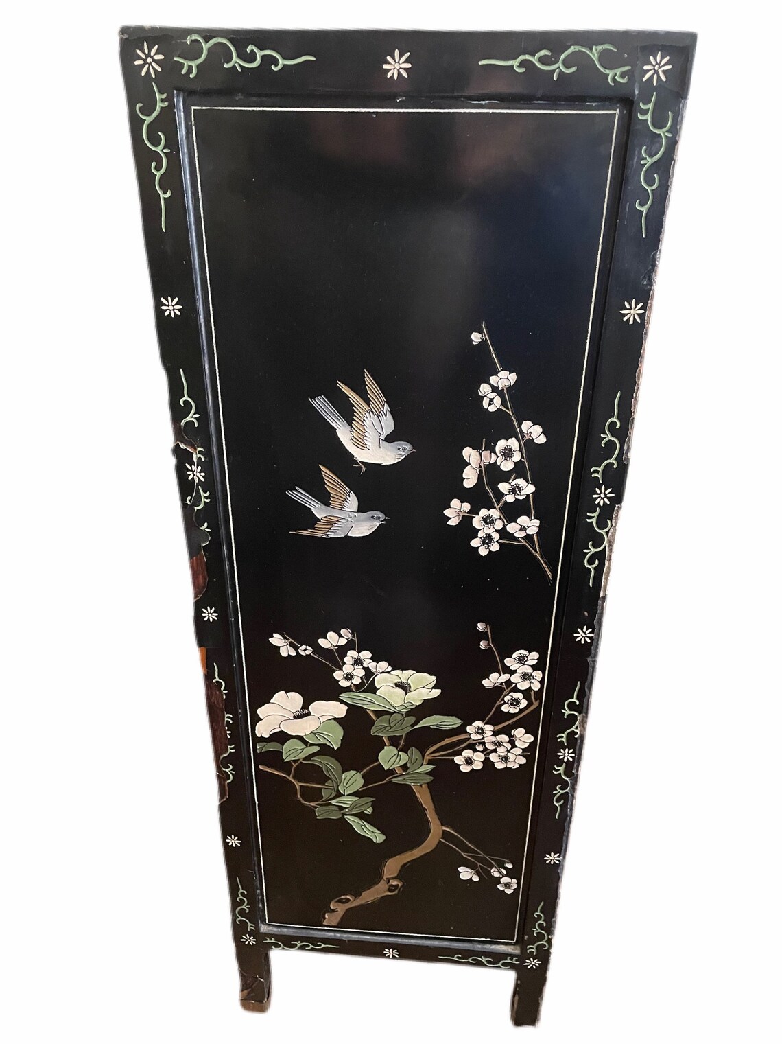 Yangzhou Lacquerware Asian Lacquered Cabinet Chinoiserie Cabinet ...
