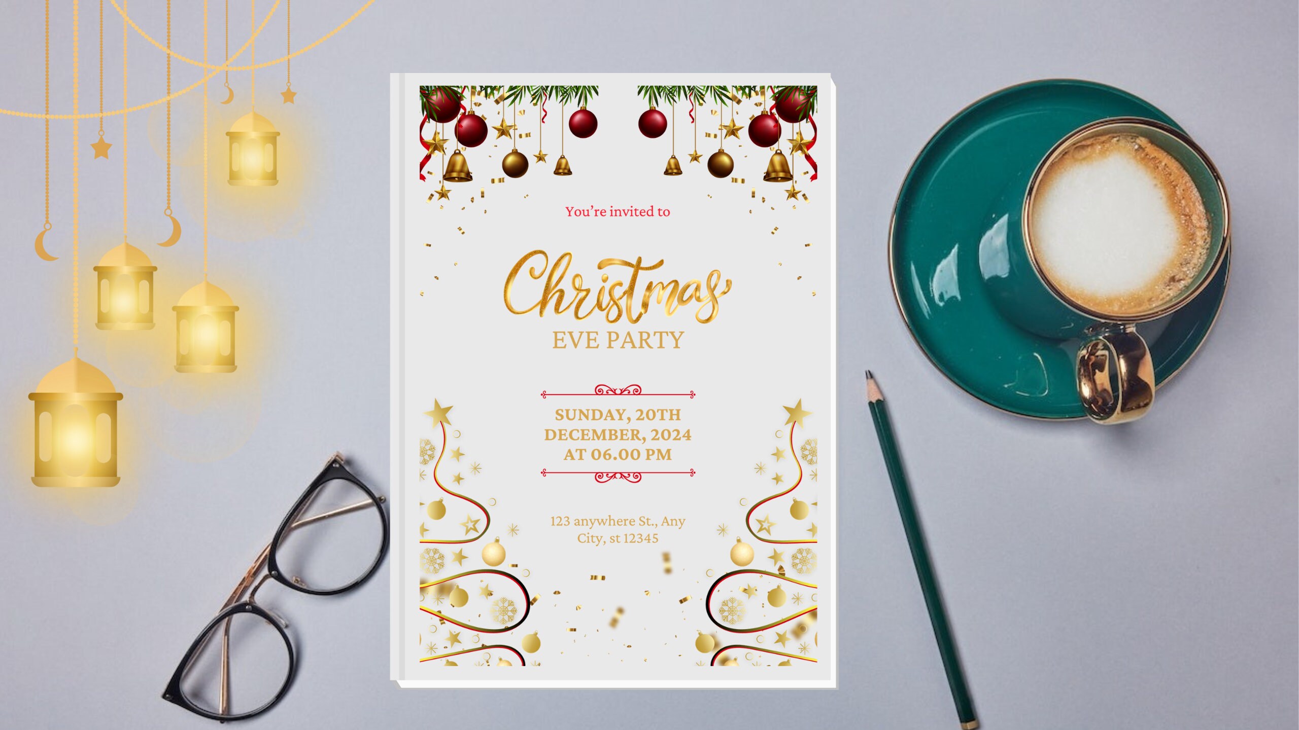 Bundle of Digital Christmas Party Invitation Christmas Party - Etsy ...