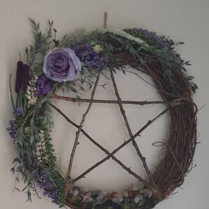 18" Pentacle Grapevine Wreath - Etsy