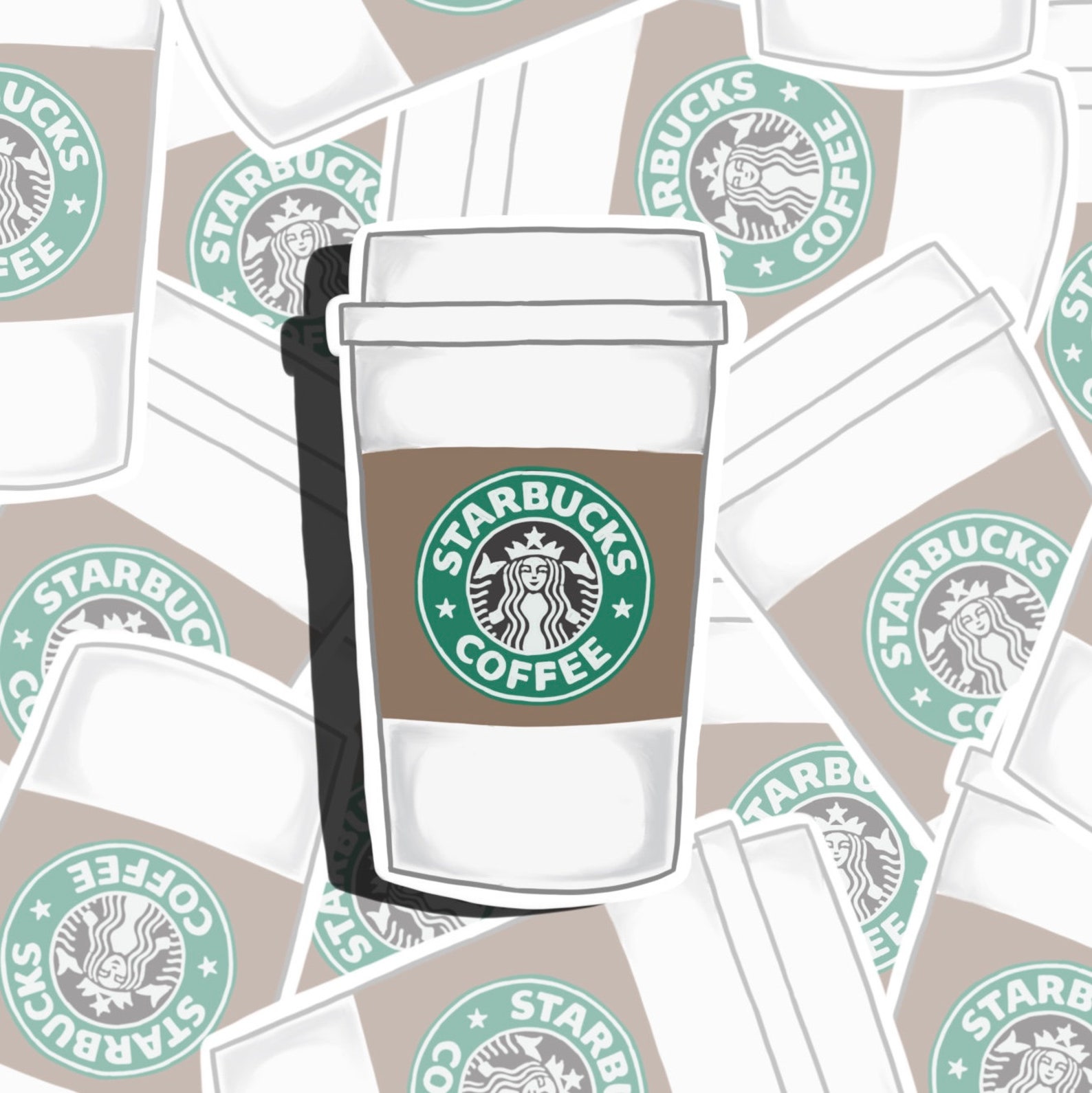 Starbucks Coffee Sticker Coffee Sticker Starbucks Cute | Etsy Starbucks Coffee Sticker Coffee Sticker Starbucks Cute | Etsy