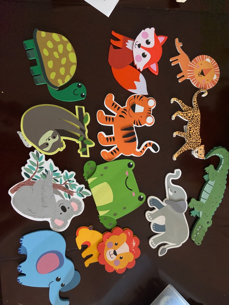 Safari Theme Hand Painted Letters | Etsy