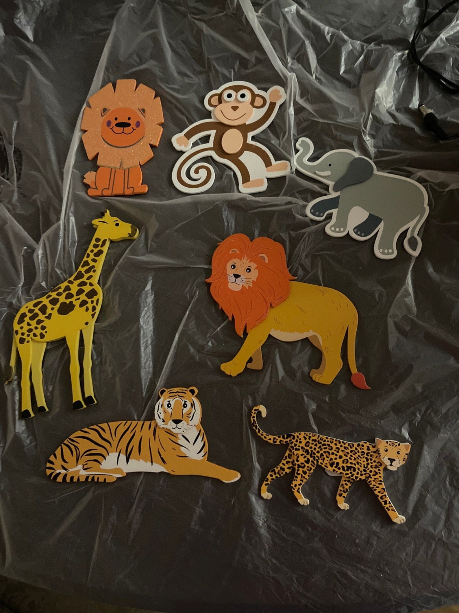 Safari Theme Hand Painted Letters | Etsy