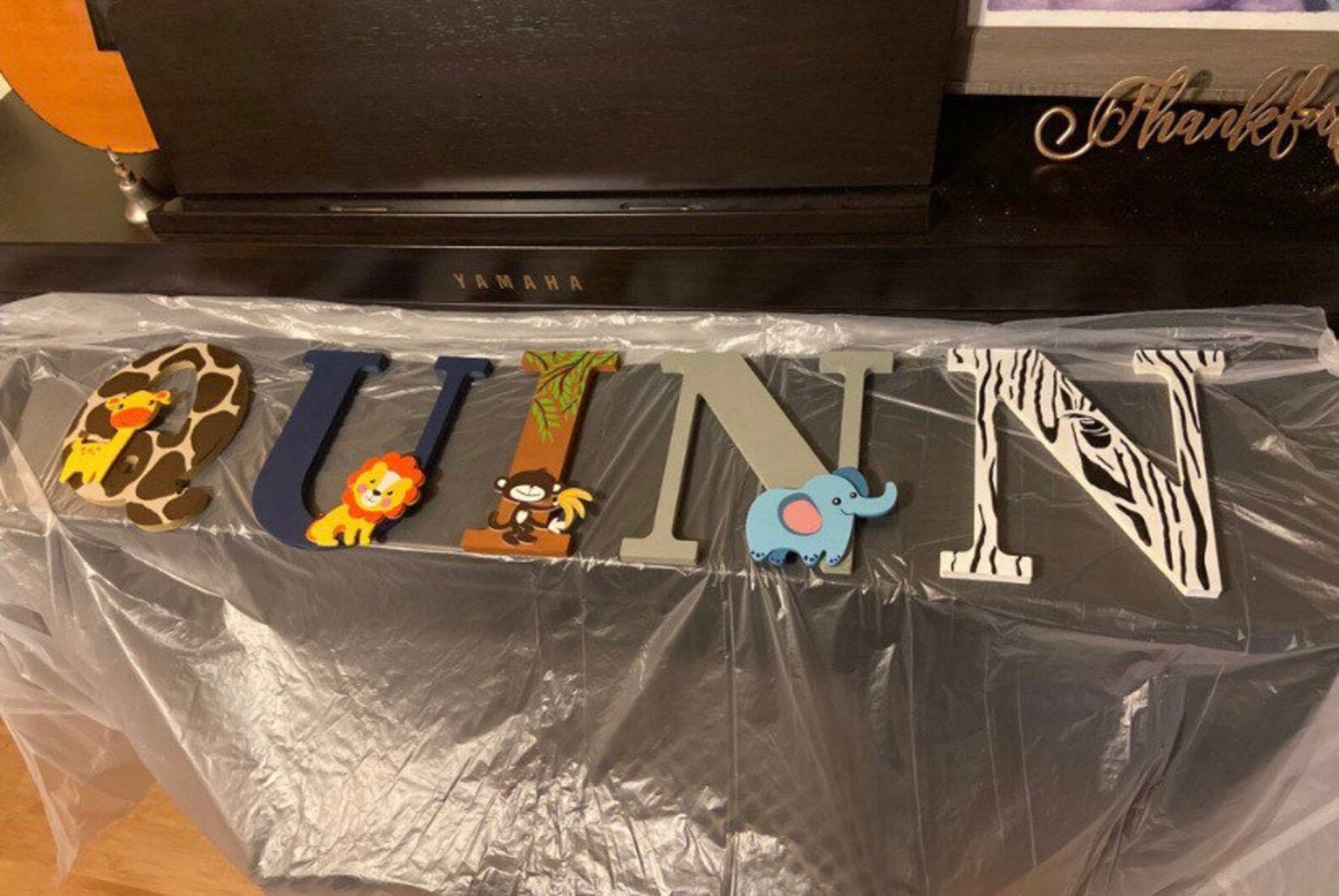 Safari Theme Hand Painted Letters | Etsy