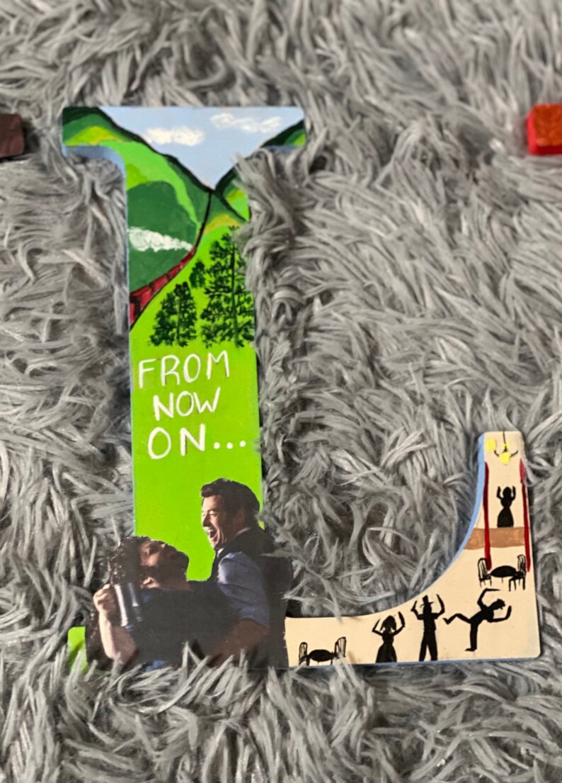 Greatest Showman Hand Painted Theme Letters | Etsy