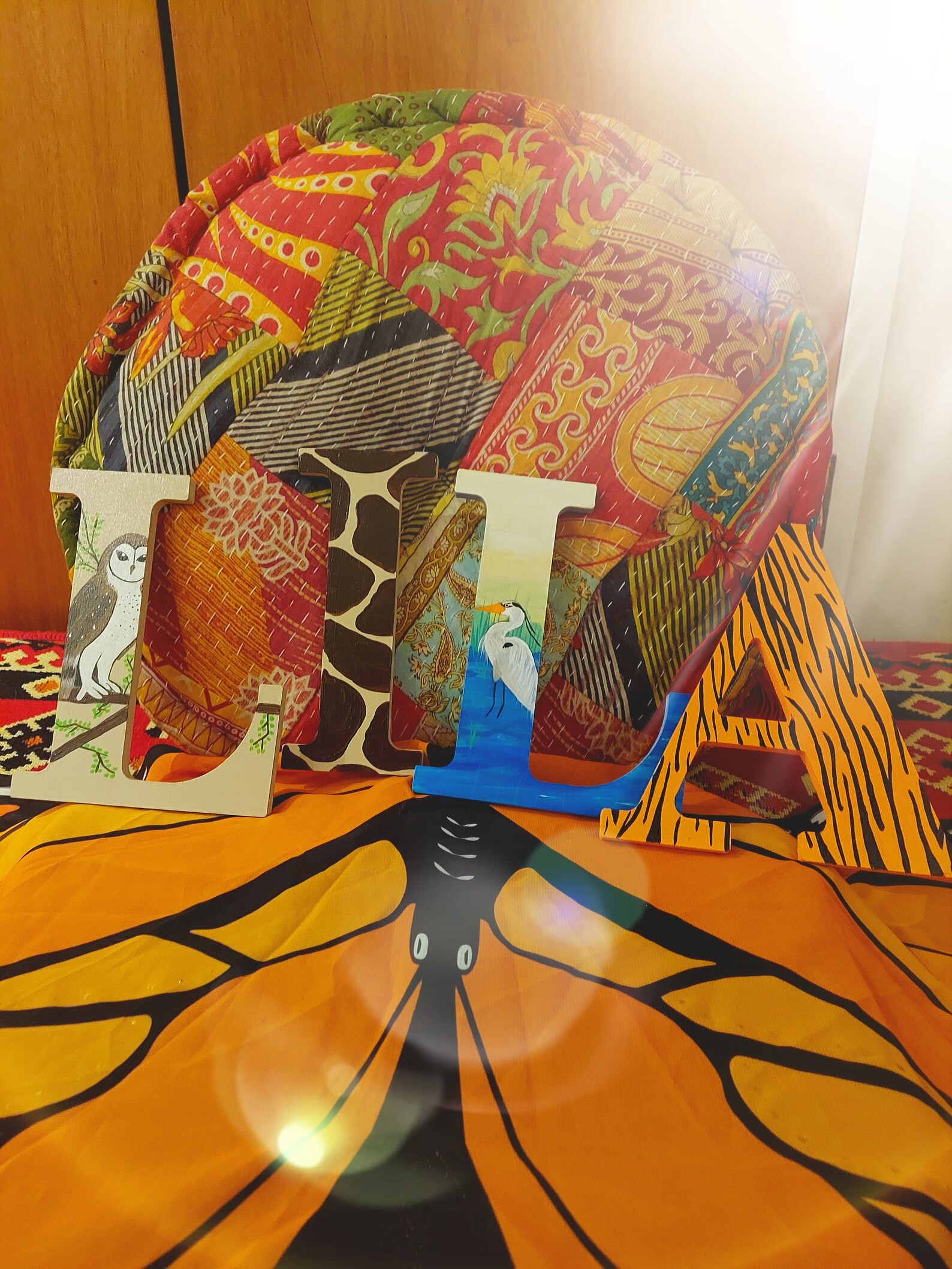 Safari Theme Hand Painted Letters | Etsy