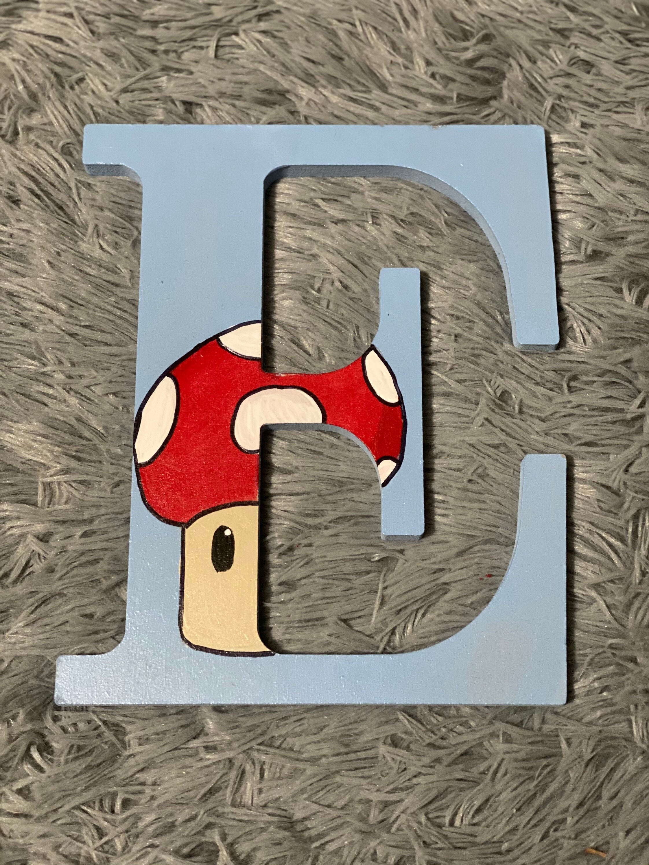 Mario Theme Hand Painted Letters - Etsy