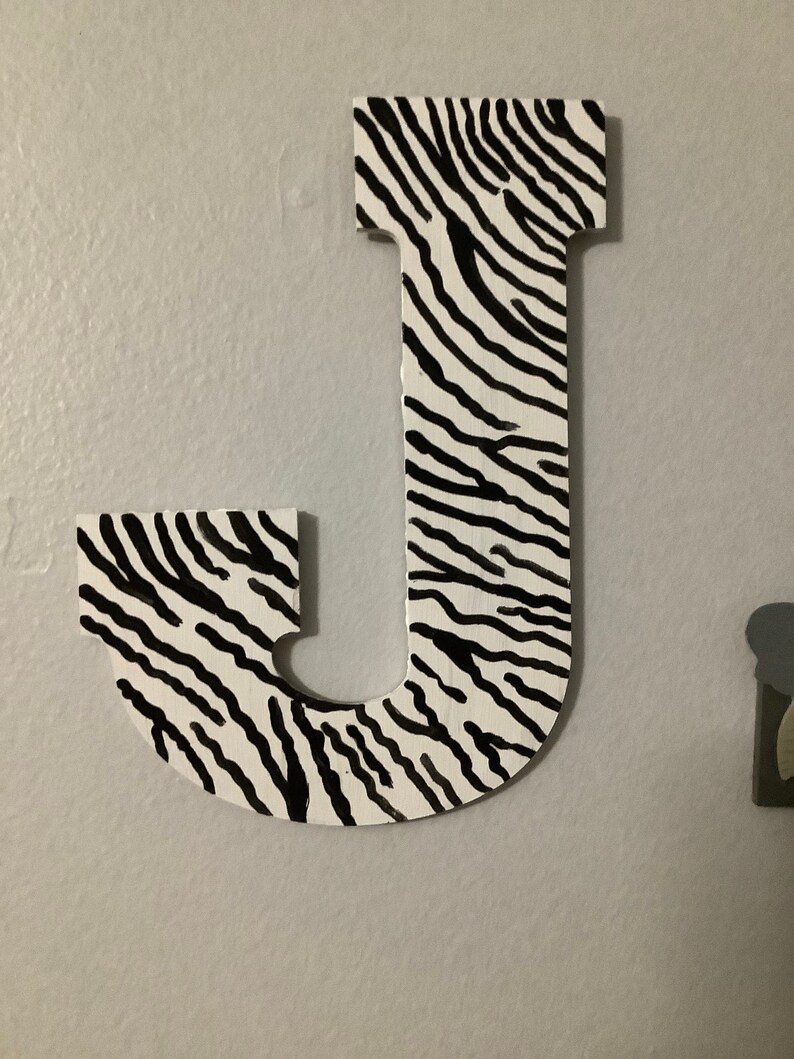 Jungle Theme Hand Painted Letters | Etsy