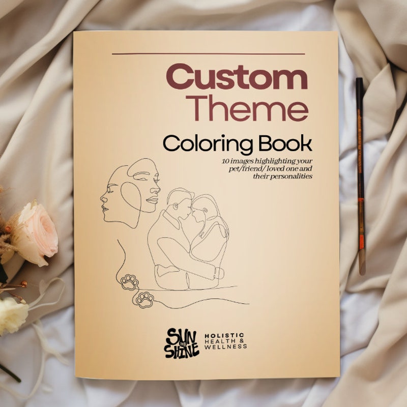 Custom Coloring Book - Etsy