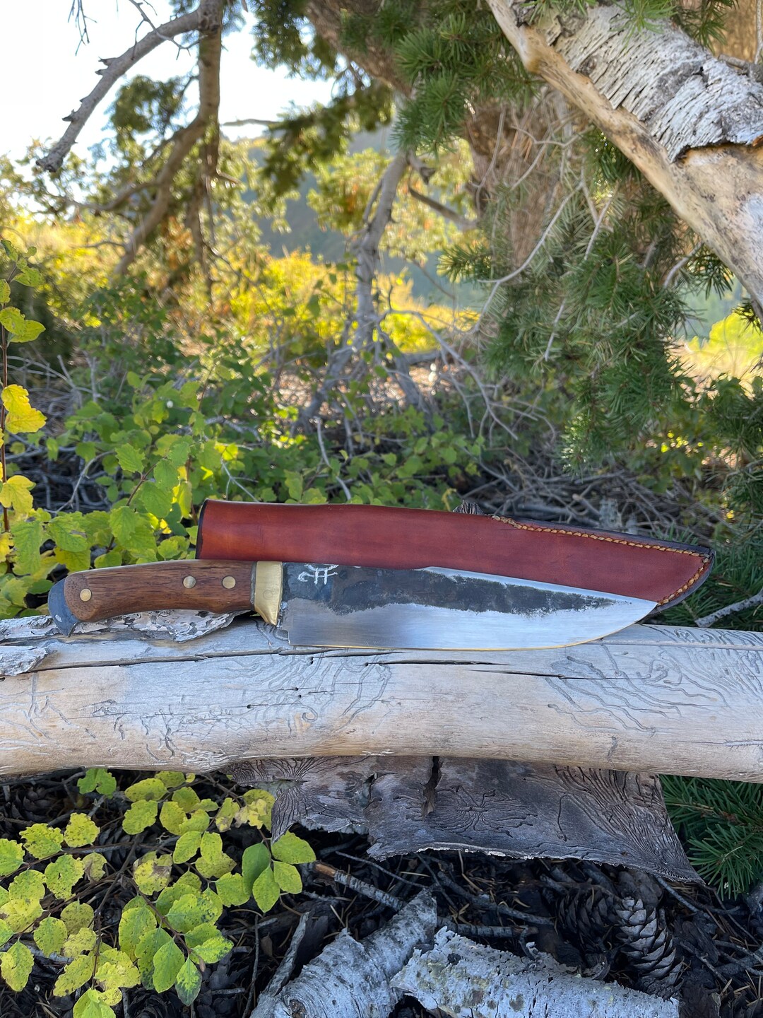 Custom Hand-forged Hunting/camp Knife - Etsy