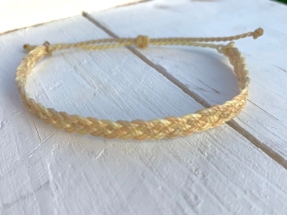 Five Strand Braided Wax Cord Waterproof String Friendship - Etsy