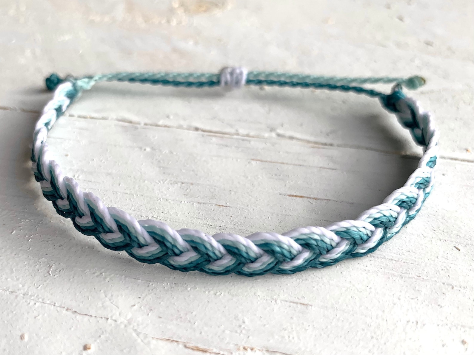 Color Melt Braid Waxed Cord Stackable String Bracelet | Etsy