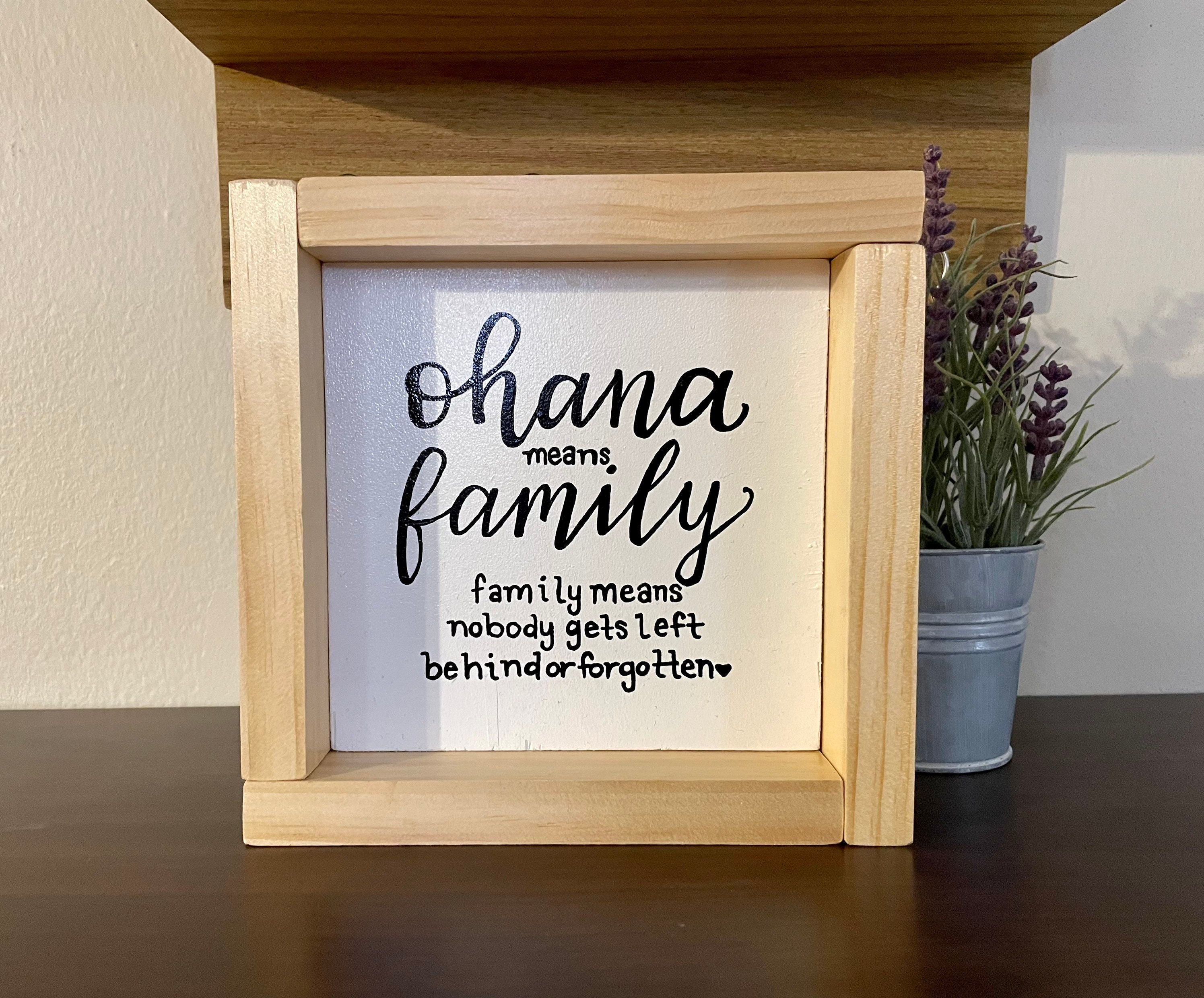 Ohana Means Family Lilo and Stitch Disney - Etsy