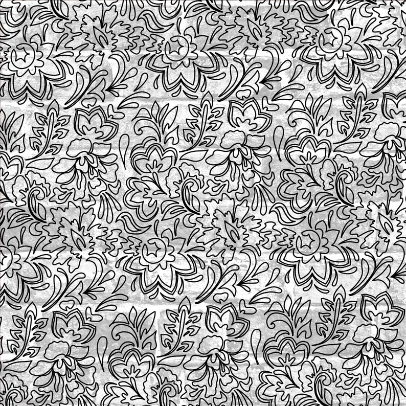 Floral Muster SVG-Datei digitaler Download digitaler Schnitt - Etsy.de